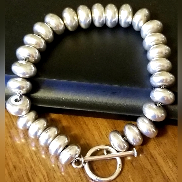 Silpada | Jewelry | Rare Silpada Sterling Silver Oval Bead Bracelet ...